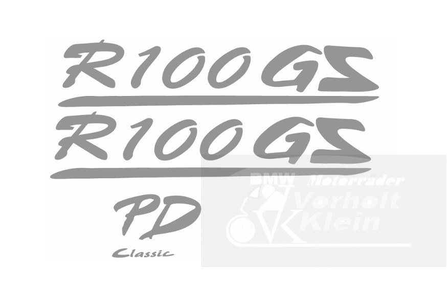 BMW R80GS ab 1991 bis R100GS PD R80 Basic Dekorsatz Classic ( drei ...